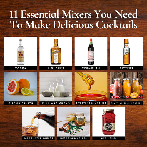 11 Essential Mixers You Need To Make Delicious Cocktails | Nestor Liquor