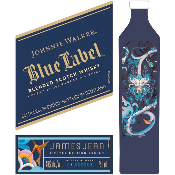 Johnnie Walker Blue Label James Jean Limited Edition Design | Whiskey ...