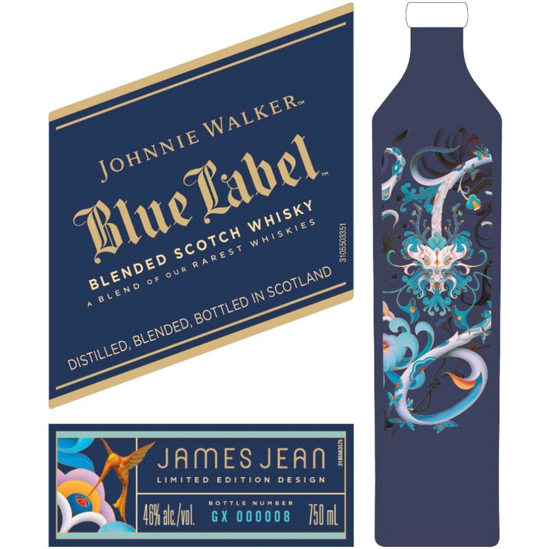 Johnnie Walker Blue Label James Jean Limited Edition Design | Whiskey ...